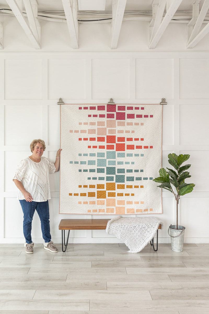 Aftershock Finished Quilt – Quilt101