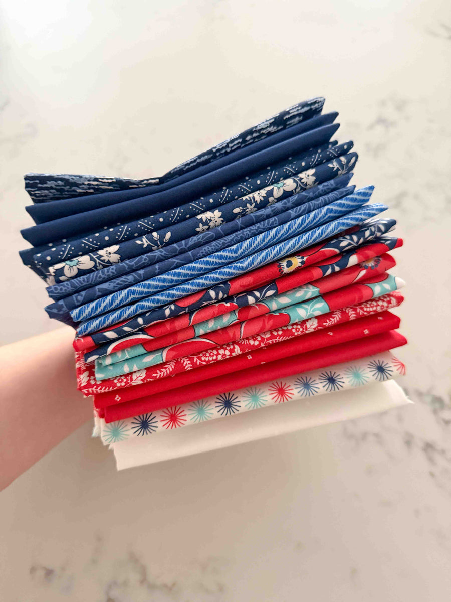 Red, White, & Blue Fat Quarter Bundle – Quilt101